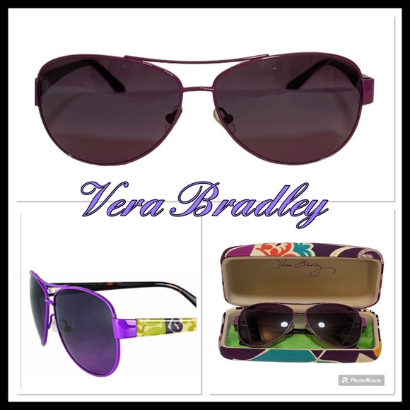 Vera Bradley | Accessories | Nwot Vera Bradley Adrian Plum Crazy ...